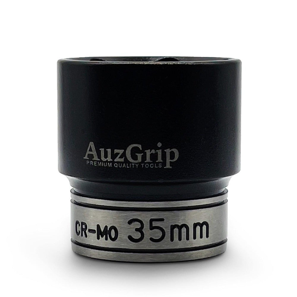 AuzGrip A84535 35mm 6 Point 1/2'' Square Drive Thin Wall Impact Socket ...